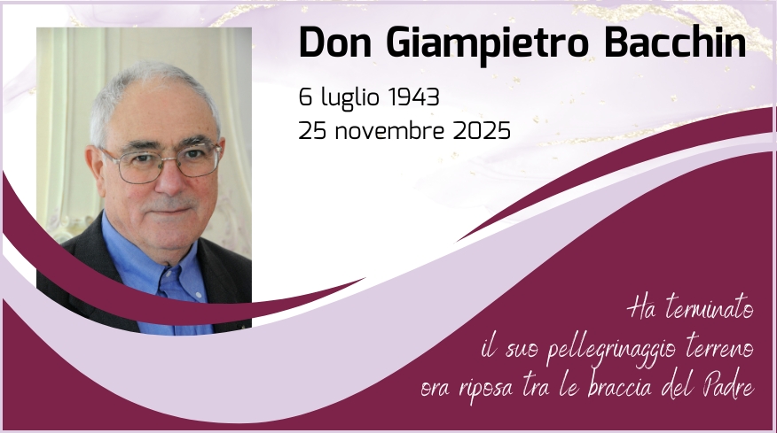Don Giampietro Bacchin riposa tra le braccia del Padre - Chiesa di Padova